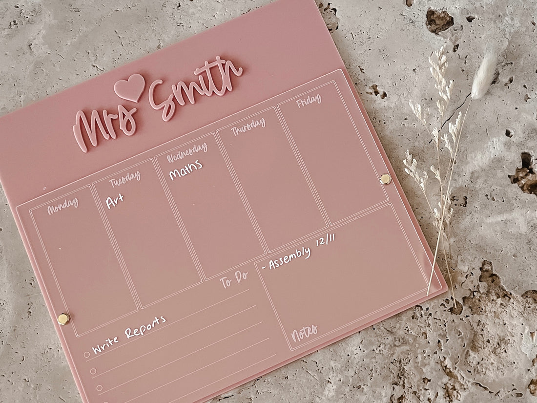 Reusable Planner - Weekly Planner – The Detailed Edit